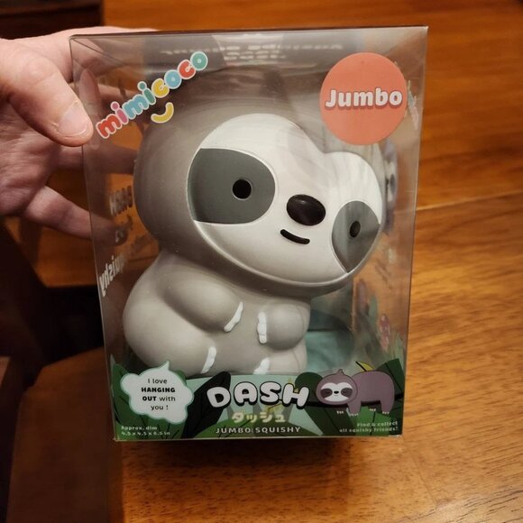 Toys | Mimicoco Dash The Sloth Jumbo Squishy New In Box | Poshmark